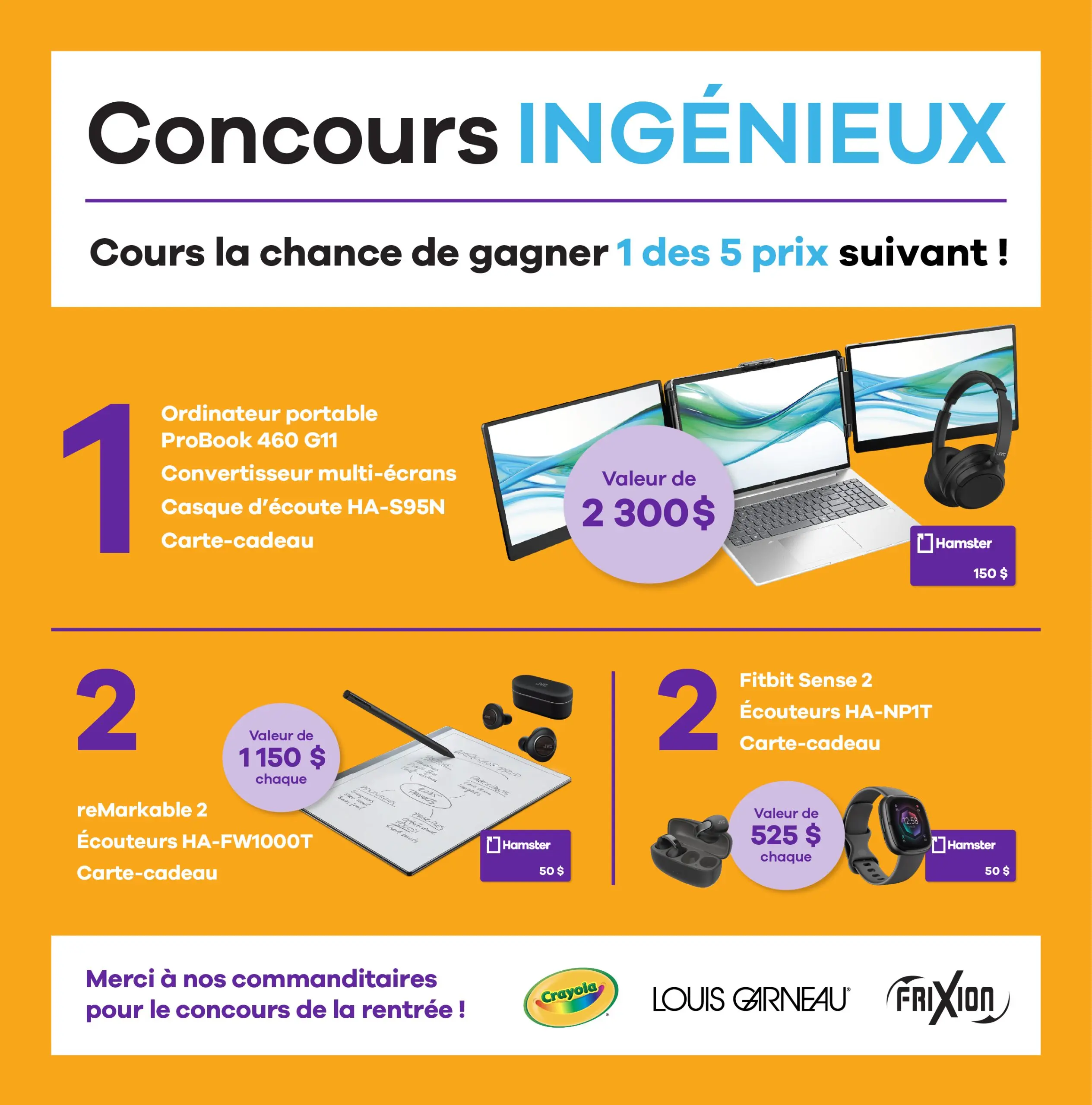 Concours Hamster Ingénieux 2025 - ConcoursEtc
