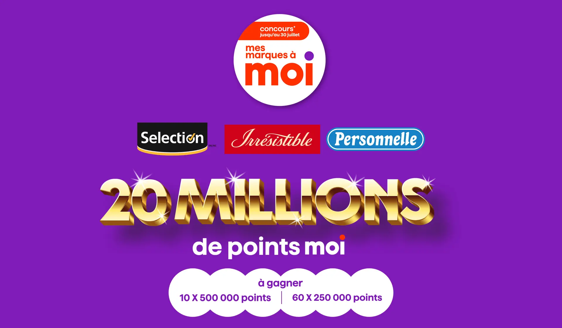 Concours Mes Marques À Moi 2025 : 20 Millions De Points Moi À Gagner!