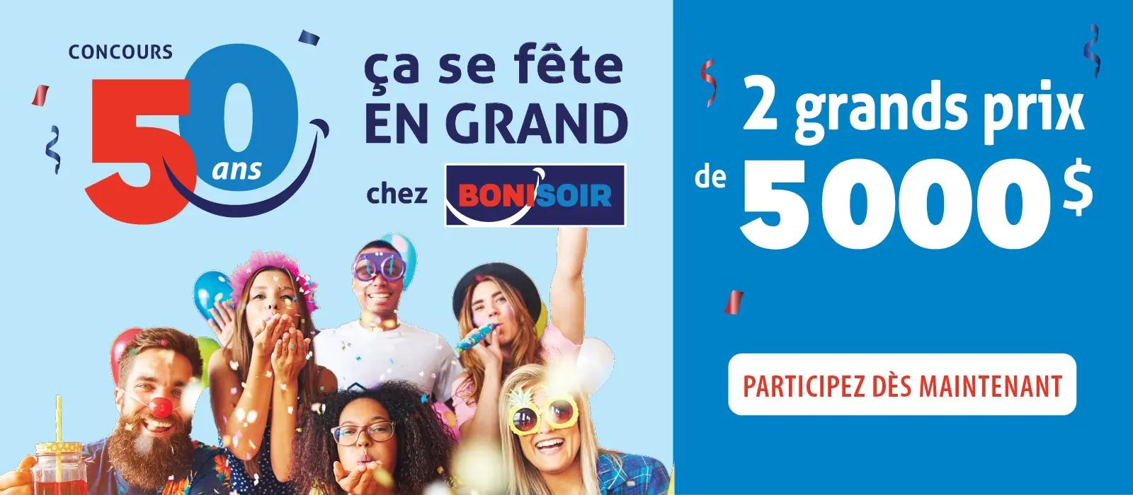 Concours Boni-Soir 50 Ans Ça Se Fête En Grand 2025 (Boni-Soir.com ...